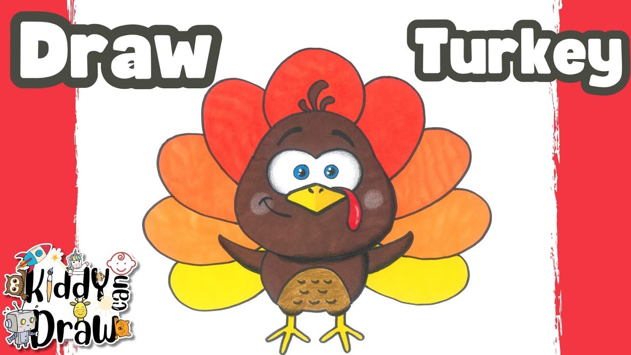 How to Draw A Turkey – Easy Step-by-Step! - YouTube