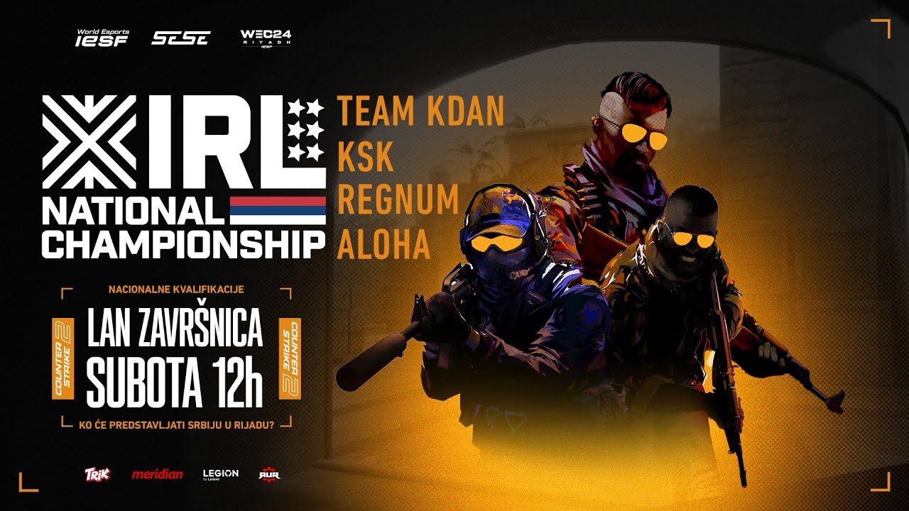 ALOHA VS TEAM KDAN - CS2 - NACIONALNE KVALIFIKACIJE - LAN FINALE // IRL ...