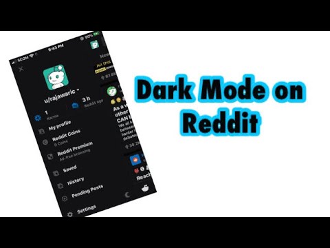 How to Turn on Dark Mode on Reddit - YouTube