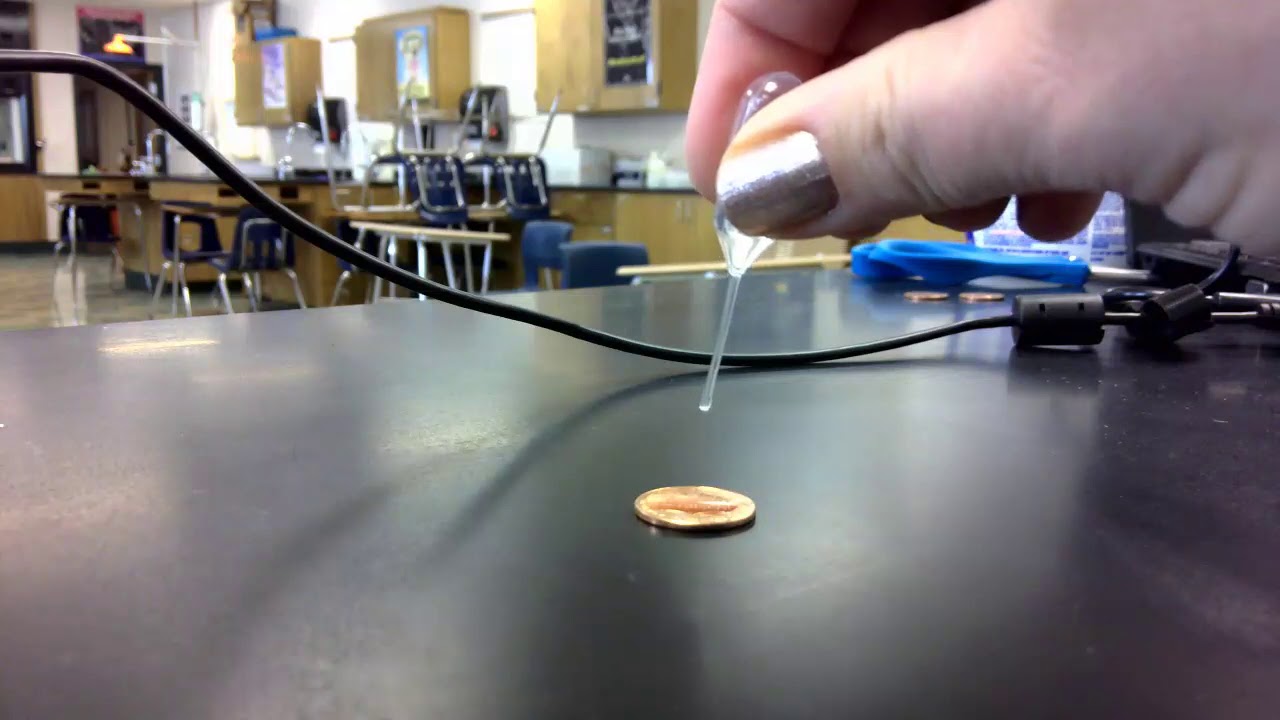 AP Chemistry Unit 2.5 Lab -penny and acetone - YouTube