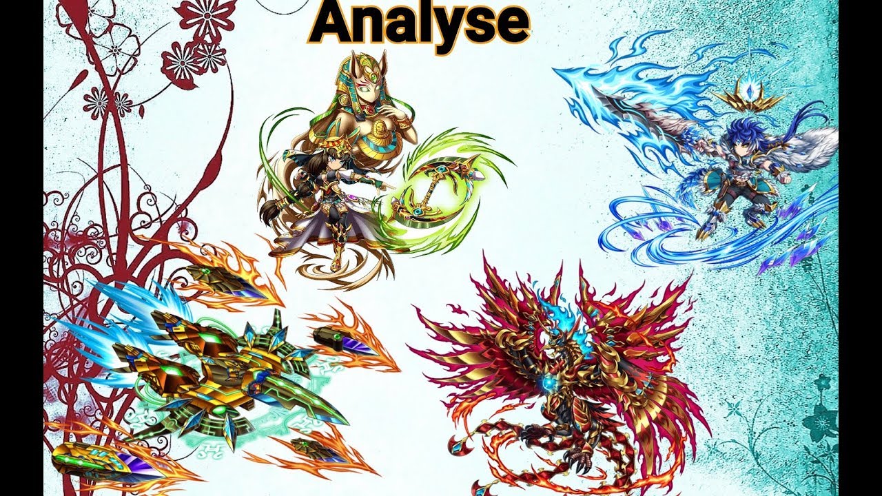 Brave frontier analyse Jakra, Isniel, Becstain et Hetepheres. - YouTube