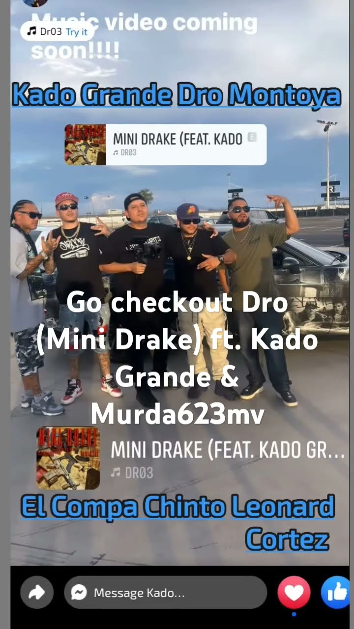 Mini Drake out now. Dro Ft Kado Grande & Murda623mv #rap ...