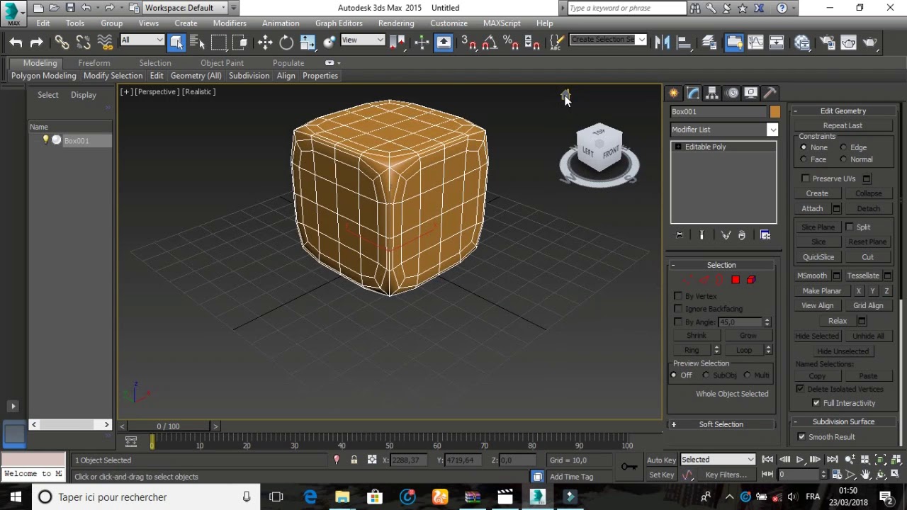 3Ds MAX - dé - Dice - YouTube