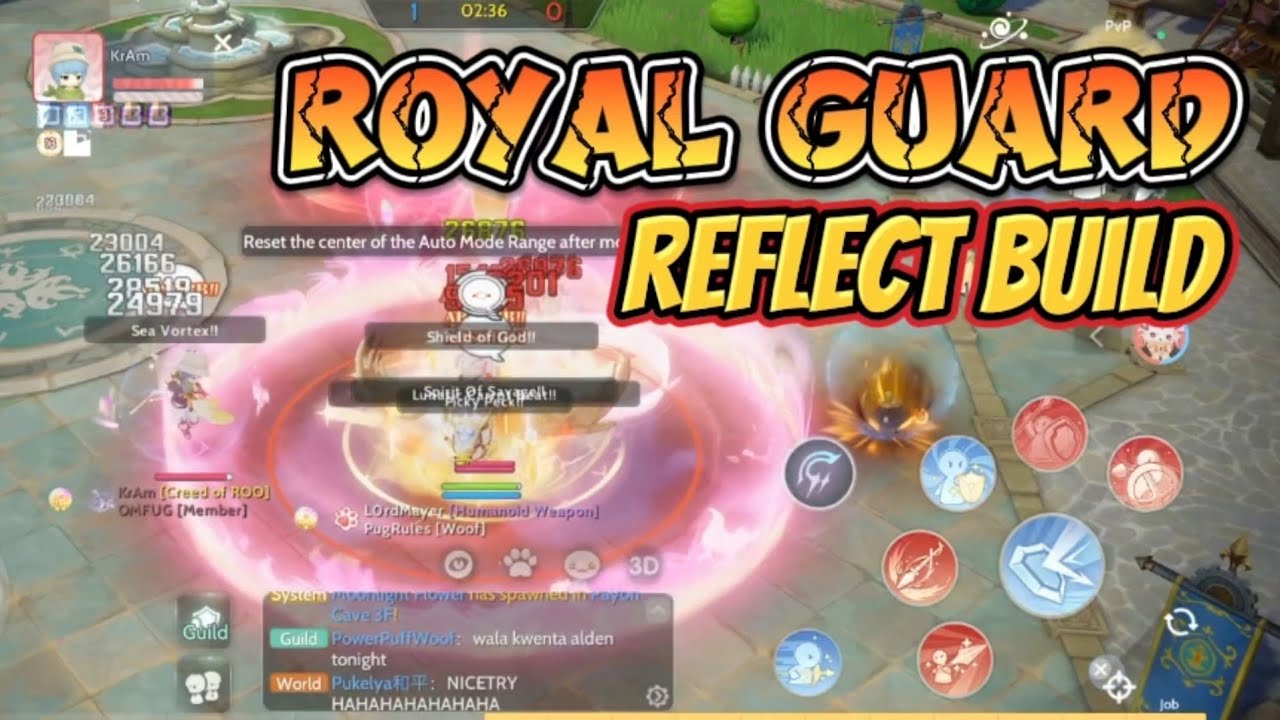 RAGNAROK ORIGIN | ARENA | TANK ROYAL GUARD | REFLECT BUILD - YouTube