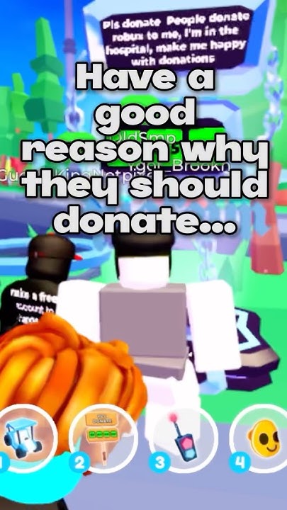 How to get more donations on Pls Donate 😄🤑 #roblox #shorts #robloxshorts #plsdonate - YouTube
