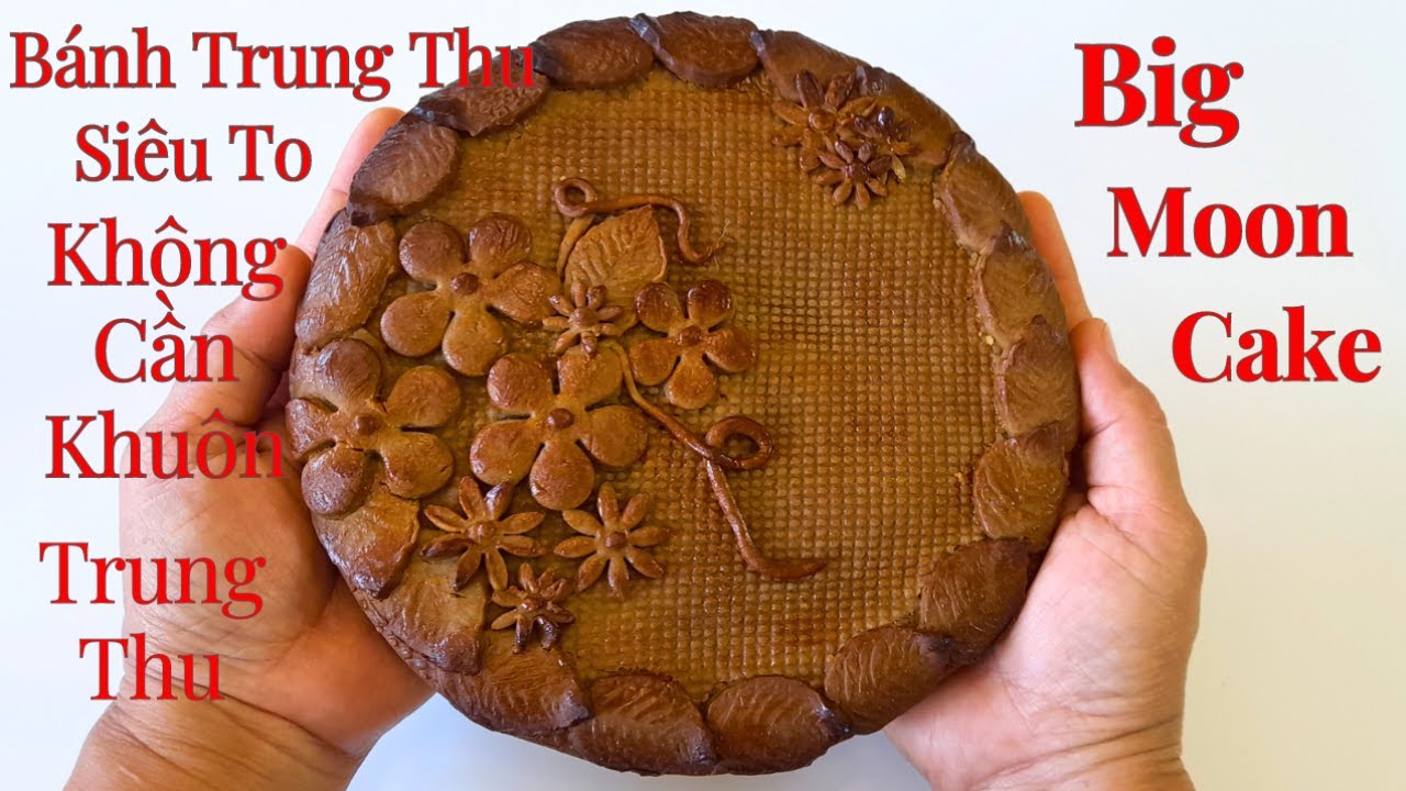 Making Big Mooncake A-Z Without Mooncake Mold | Simple and Easy Recipe ...