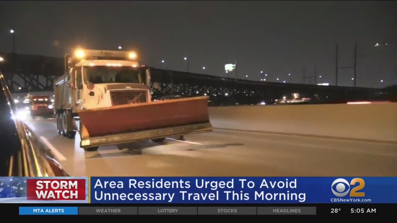 New York City Urges Use Of Mass Transit Due To Messy Road Conditions ...