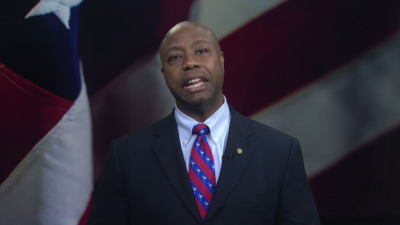 Senator Tim Scott Honors Military Appreciation Month 2017 - YouTube