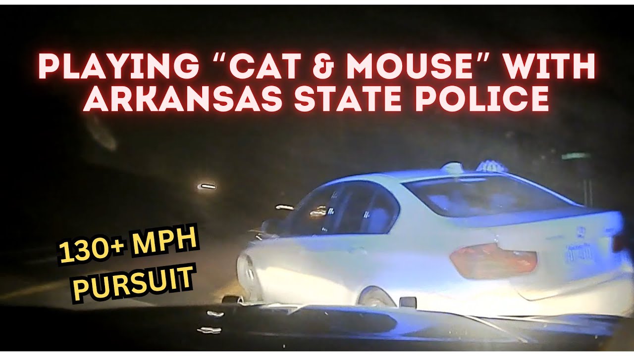 HIGH SPEED PURSUIT *136 MPH* with BMW & Arkansas State Police - PIT ...