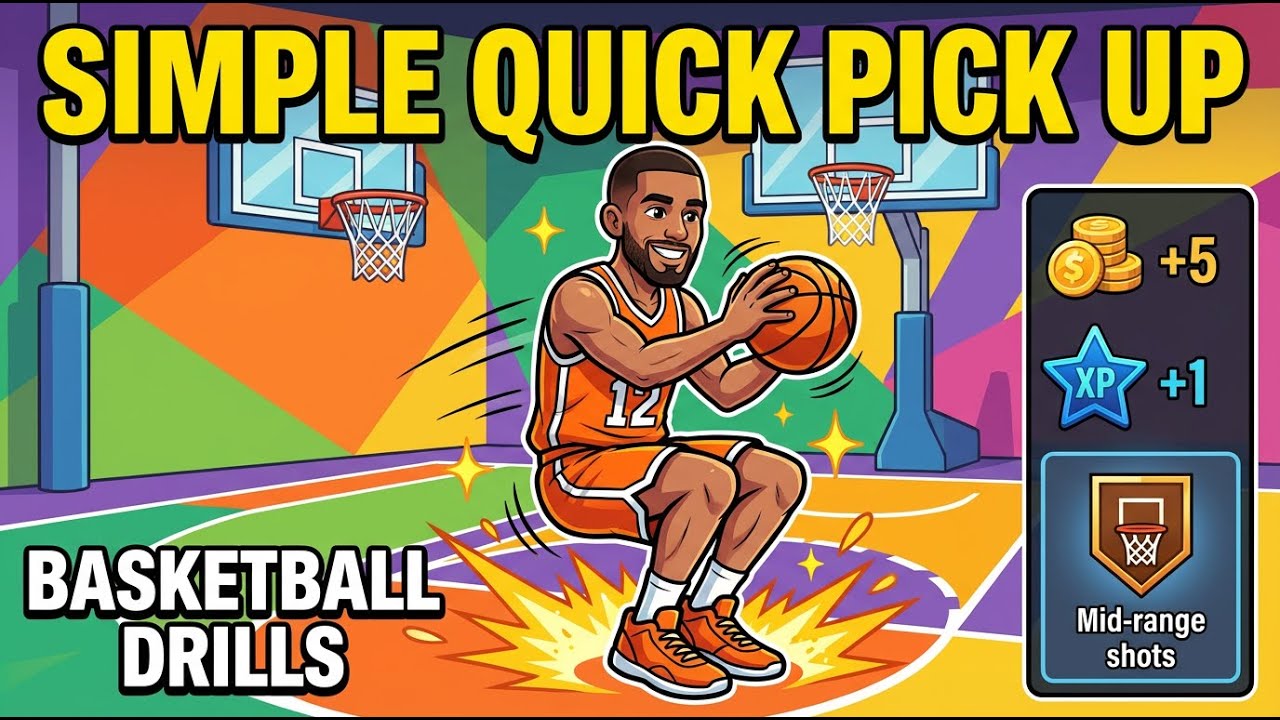 Basketball Drill 🏀 Simple Quick Pick Up - Shooting Drills | Improve ...