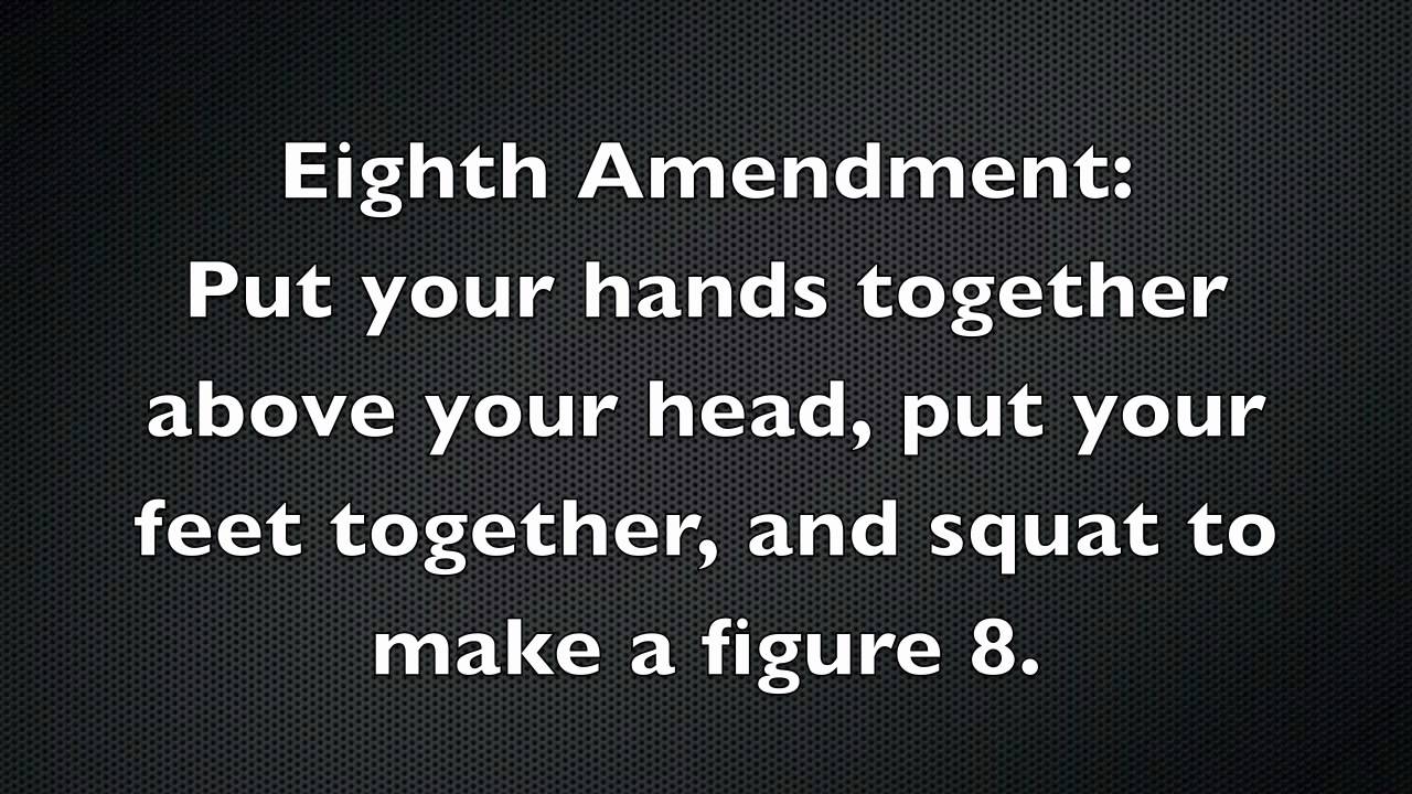 Bill of Rights Hand Gestures - YouTube
