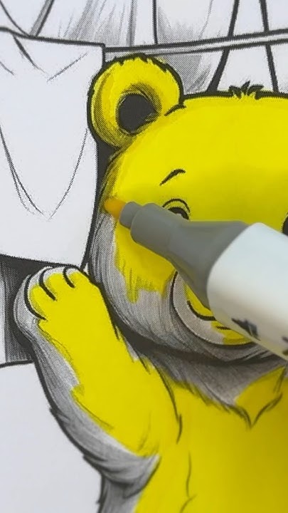 Bear coloring book from My Magic Color Dreamer #color #coloring # ...