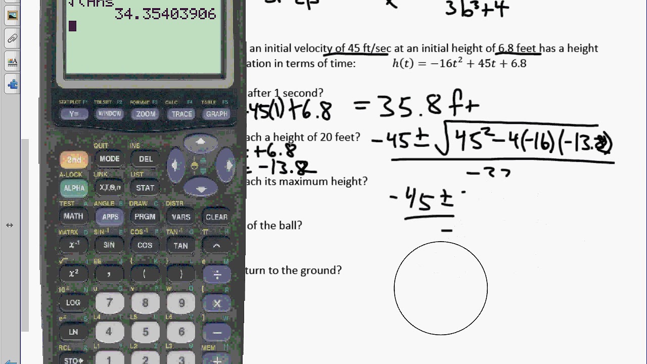 College Algebra Unit 1.5 Notes Solving Literal Equations and ...