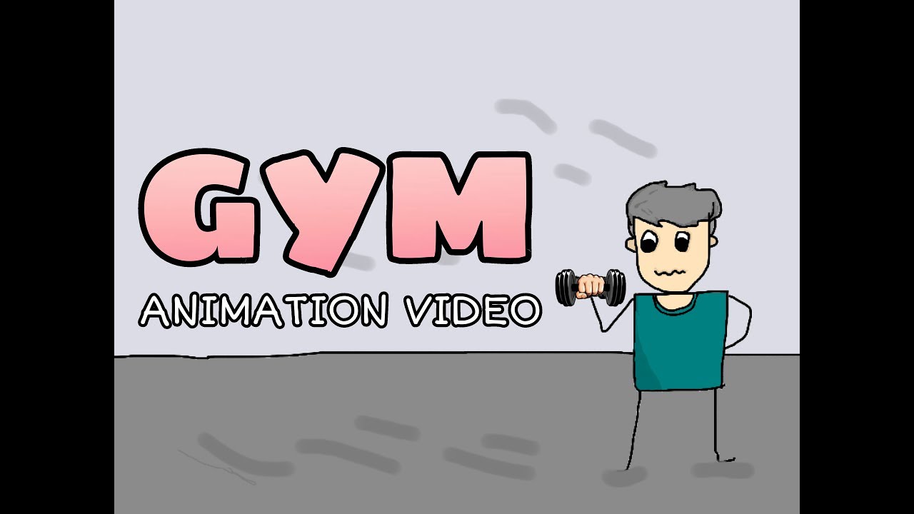 GYM | Animation | pencil2D Animation - YouTube