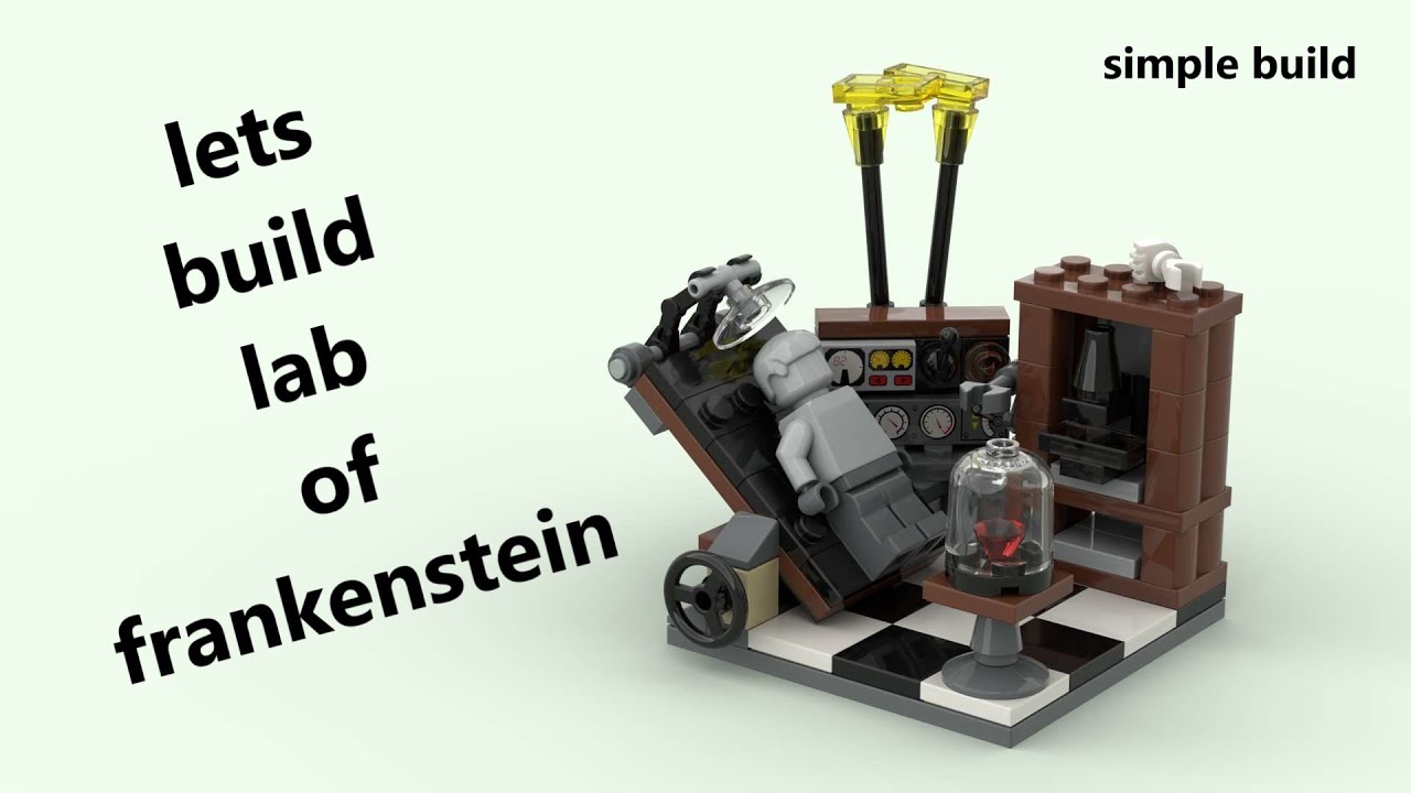 lego moc lab of frankenstein building guide - YouTube