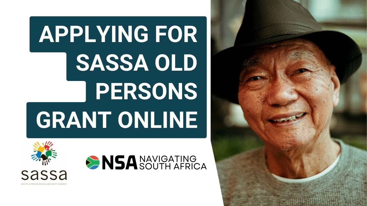 How to apply for Sassa old persons grant online: Step by Step - YouTube