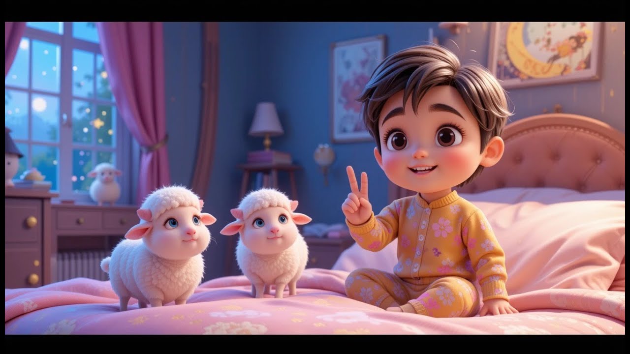 Let’s Count Sheep and Fall Asleep Rhyme Song | Popular Nursery Rhyme ...