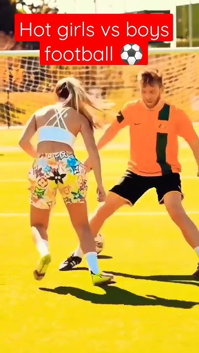 cute girls vs boys football ⚽#footballshorts #tiktokchallenge #funnyvideos - YouTube