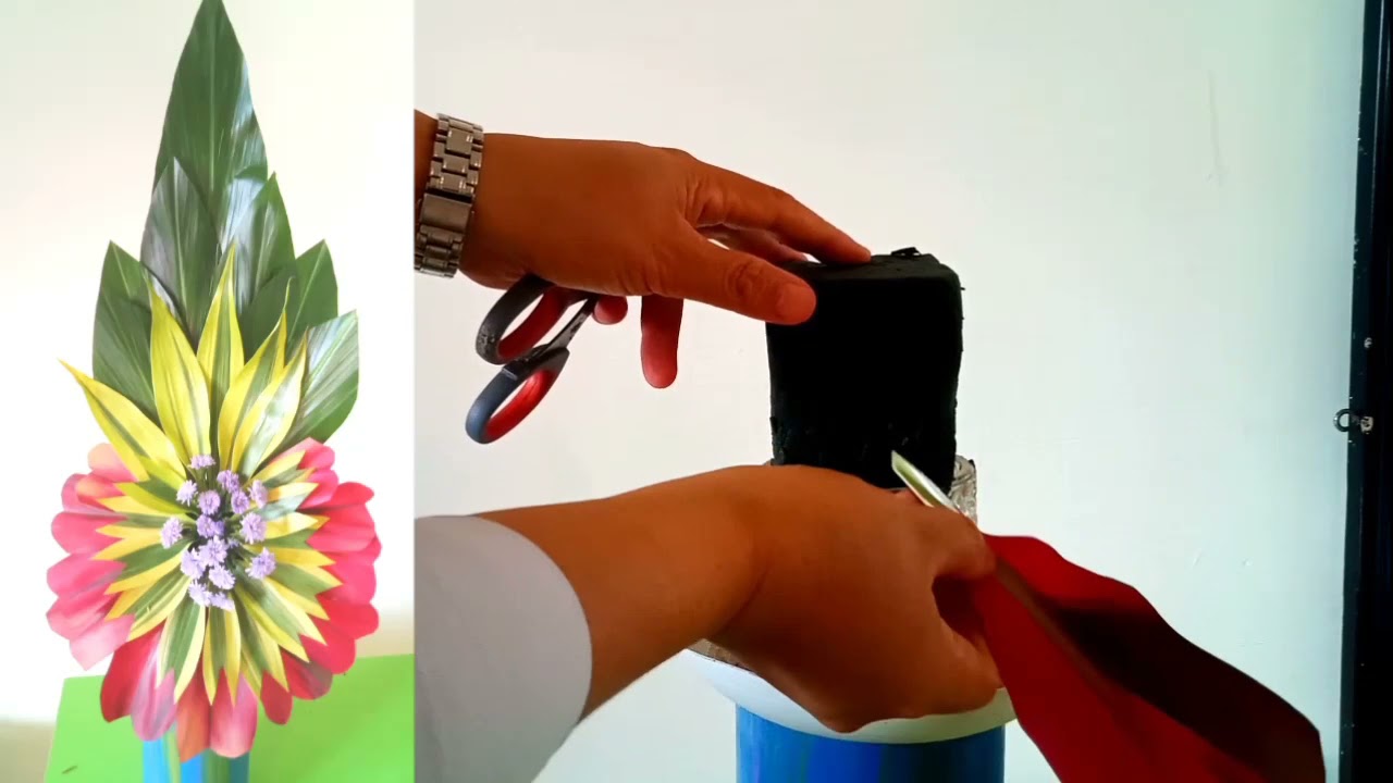 Merangkai Daun-Sederhana dan Anggun - YouTube