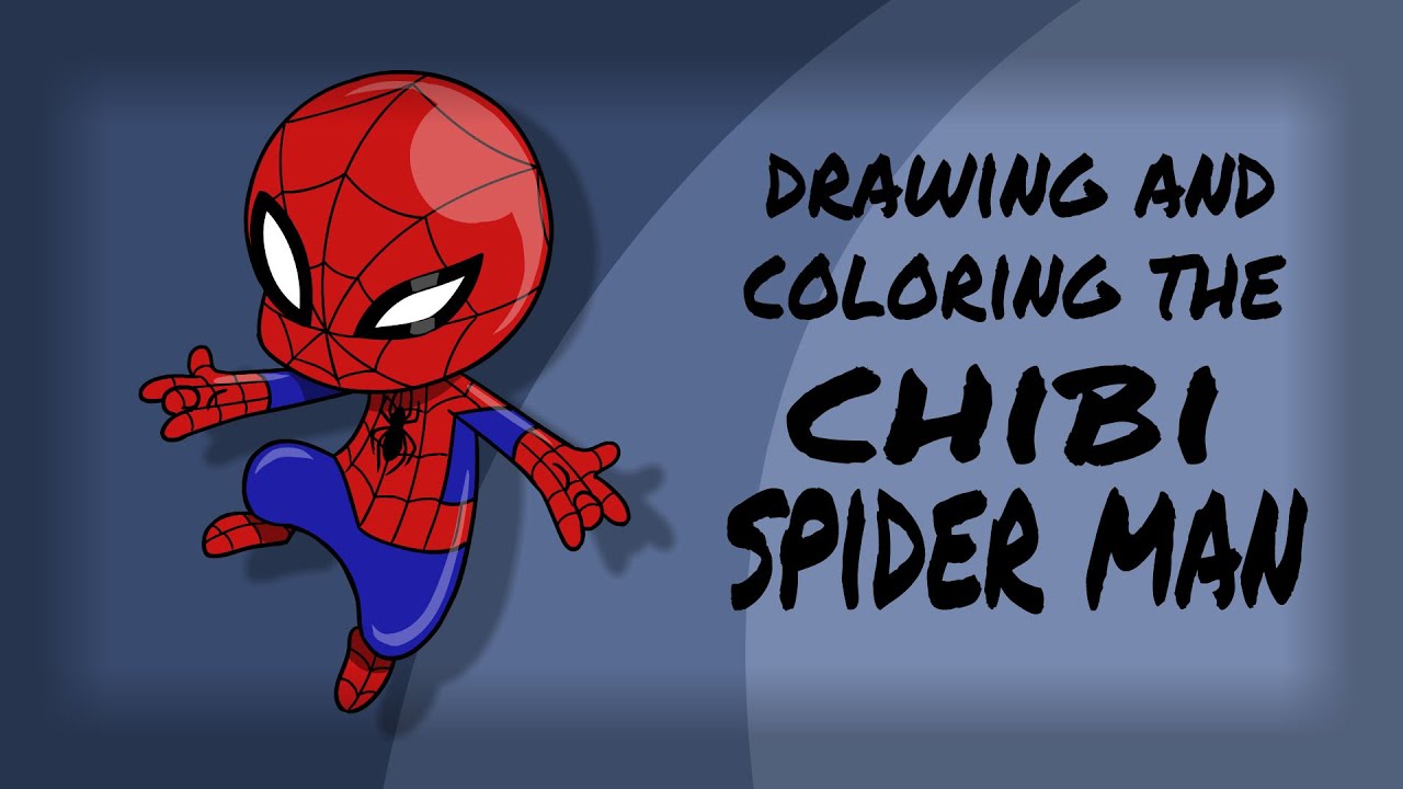 Chibi Spider Man | Drawing and Coloring - YouTube