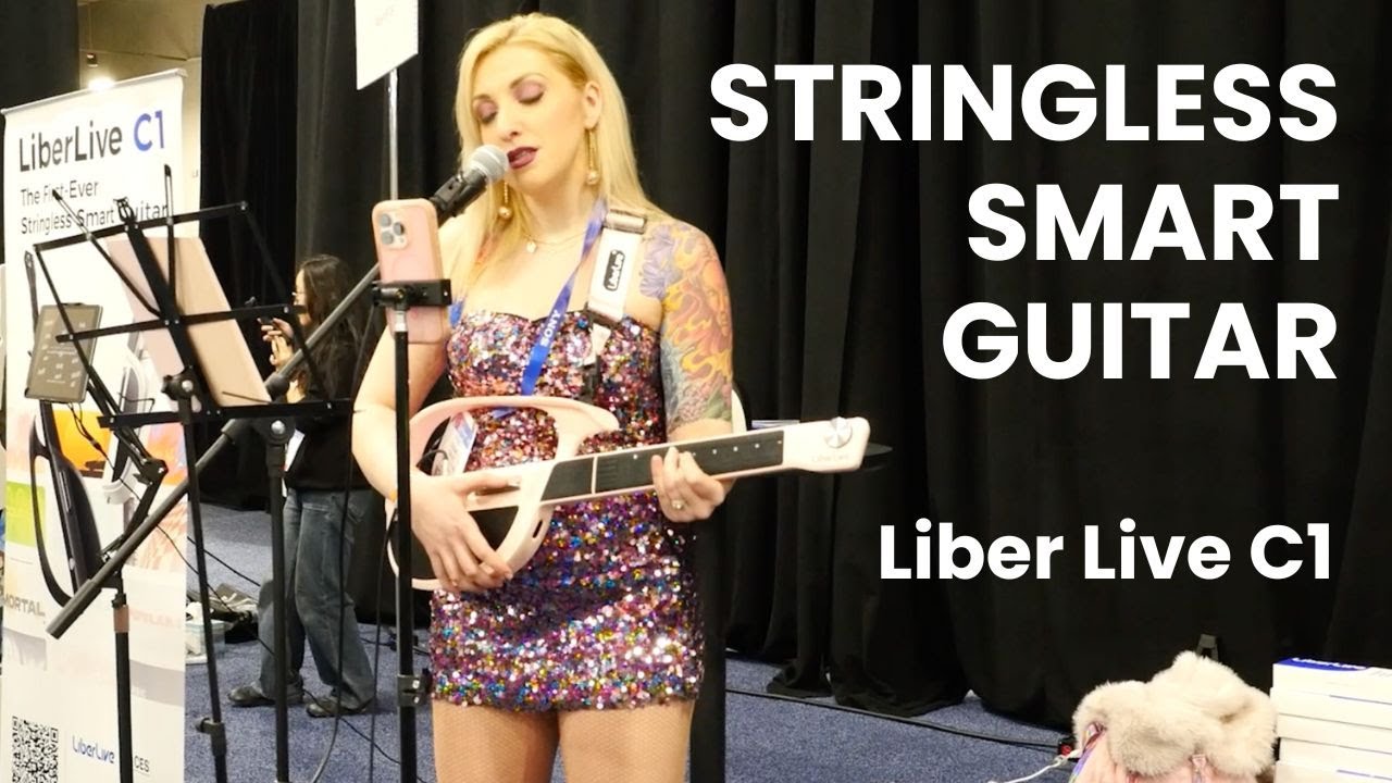 The Liber Live C1 - a stringless smart guitar - YouTube