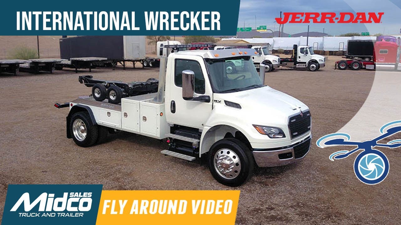 International Jerr-Dan HLP-60 12 Ton Wrecker Tow Truck #jerrdan - YouTube