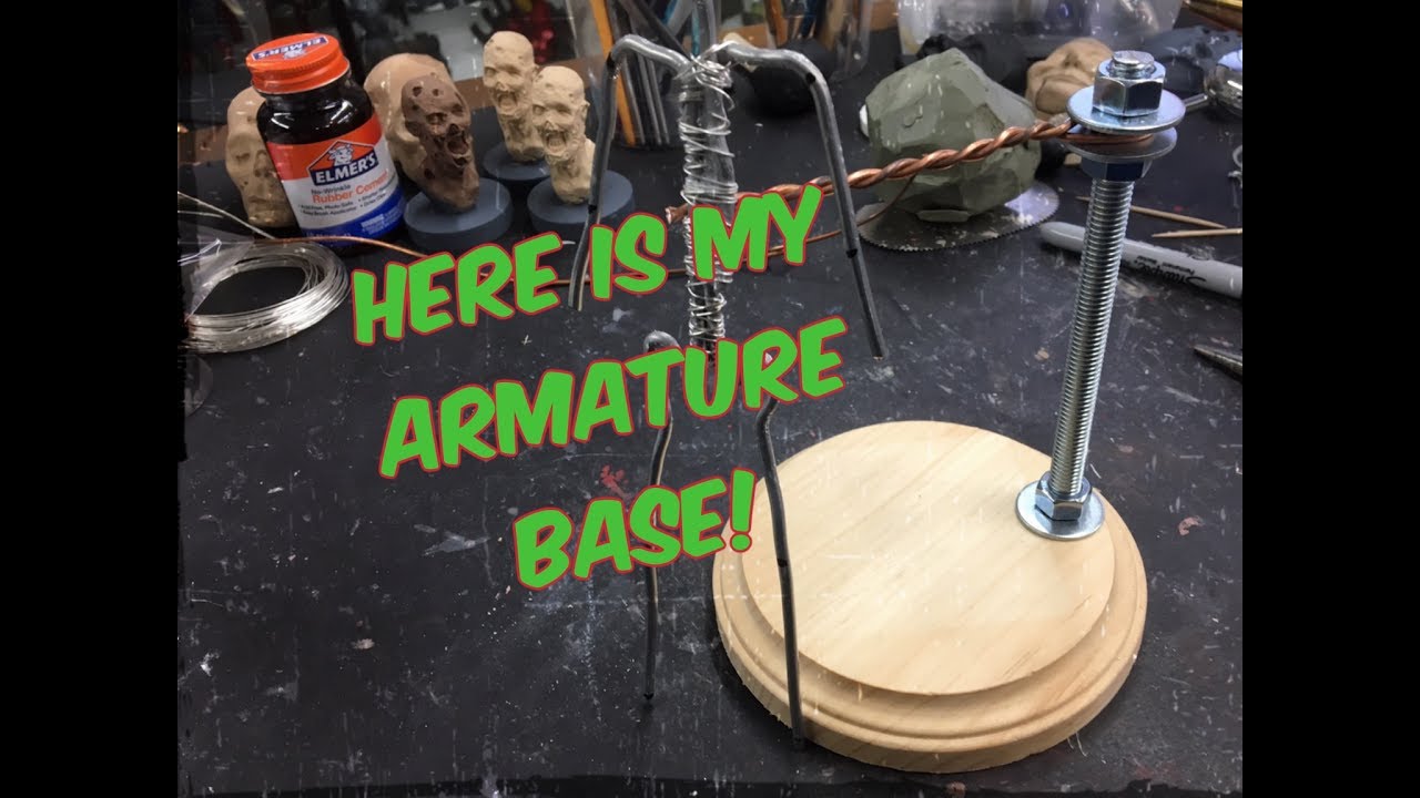 Here is my armature base! - YouTube