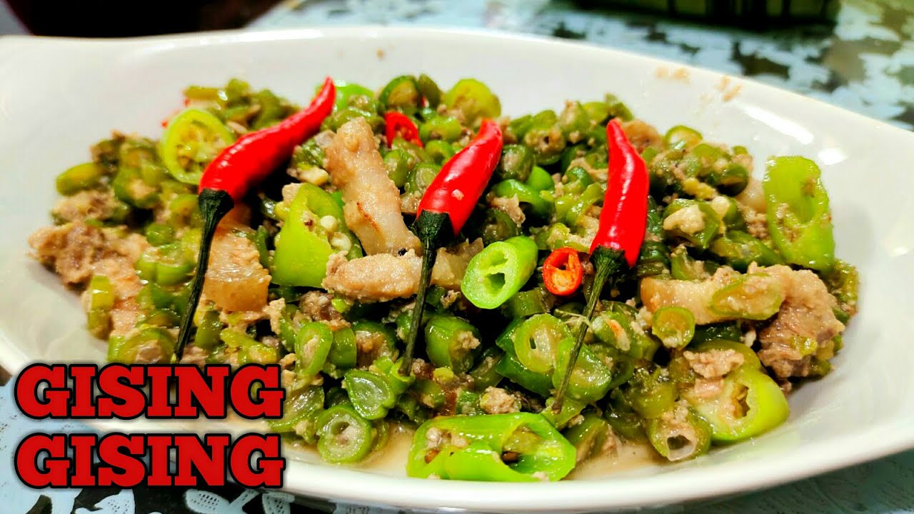 GISING GISING | How to cook Gising Gising - YouTube