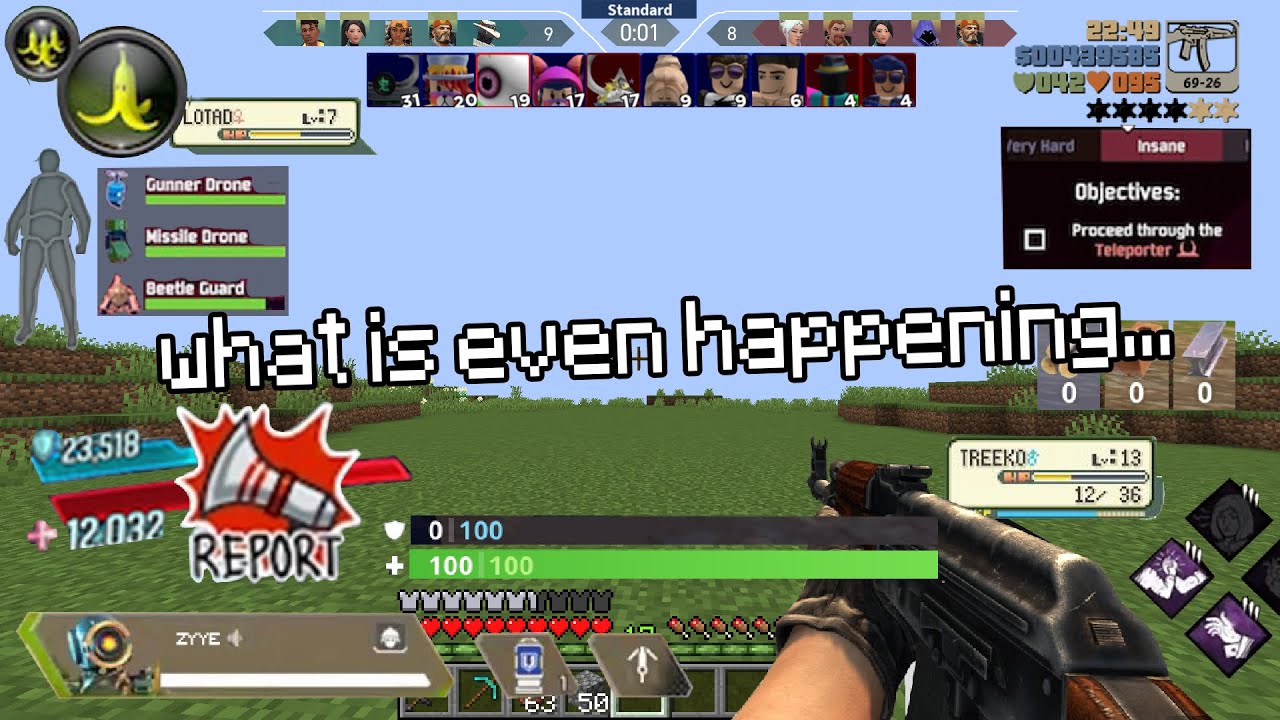 random HUDs popping on screen makes beating minecraft, very hard - YouTube