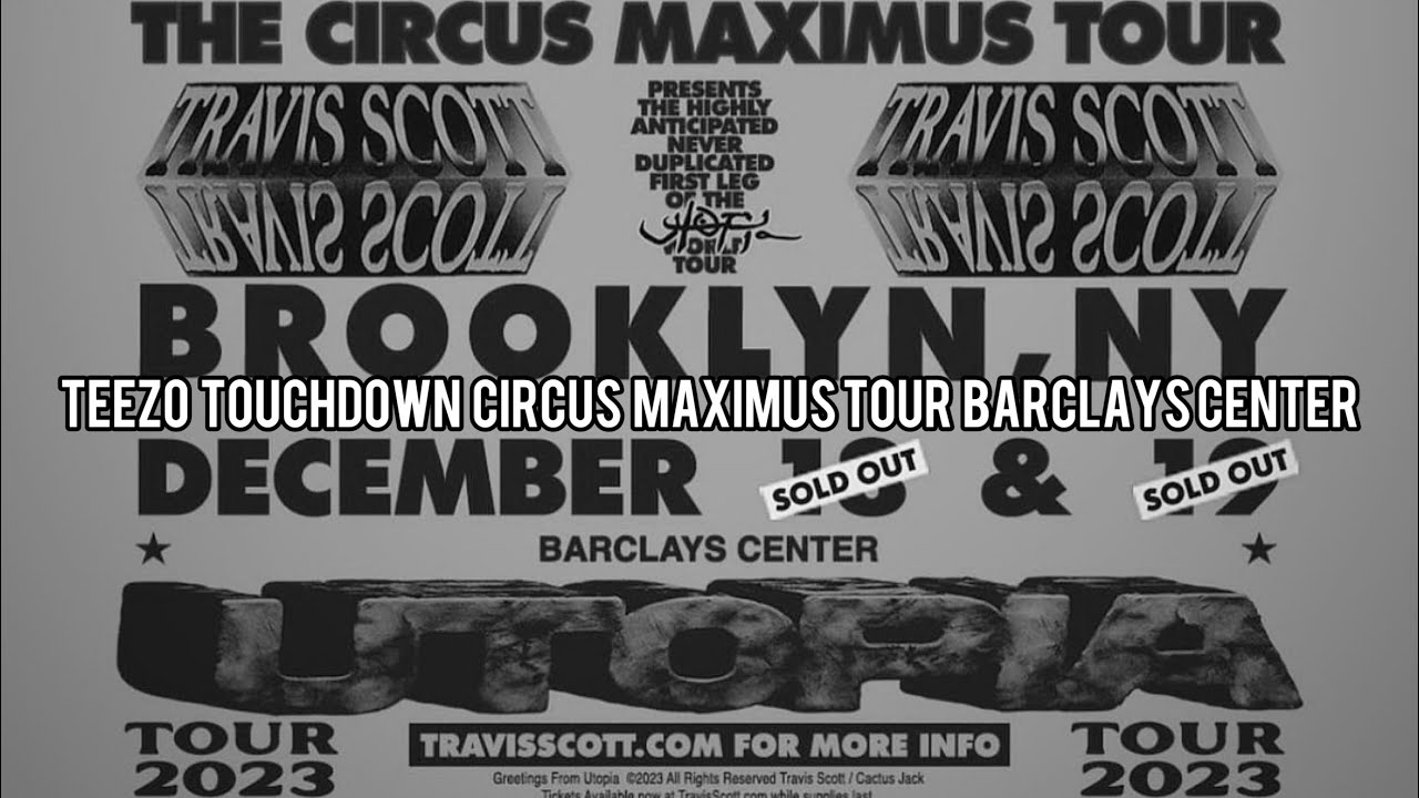 Teezo Touchdown Circus Maximus Tour LIVE @ Barclays Center (4K) - YouTube