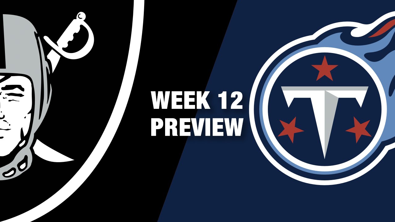 Raiders vs. Titans Preview (Week 12) | NFL - YouTube