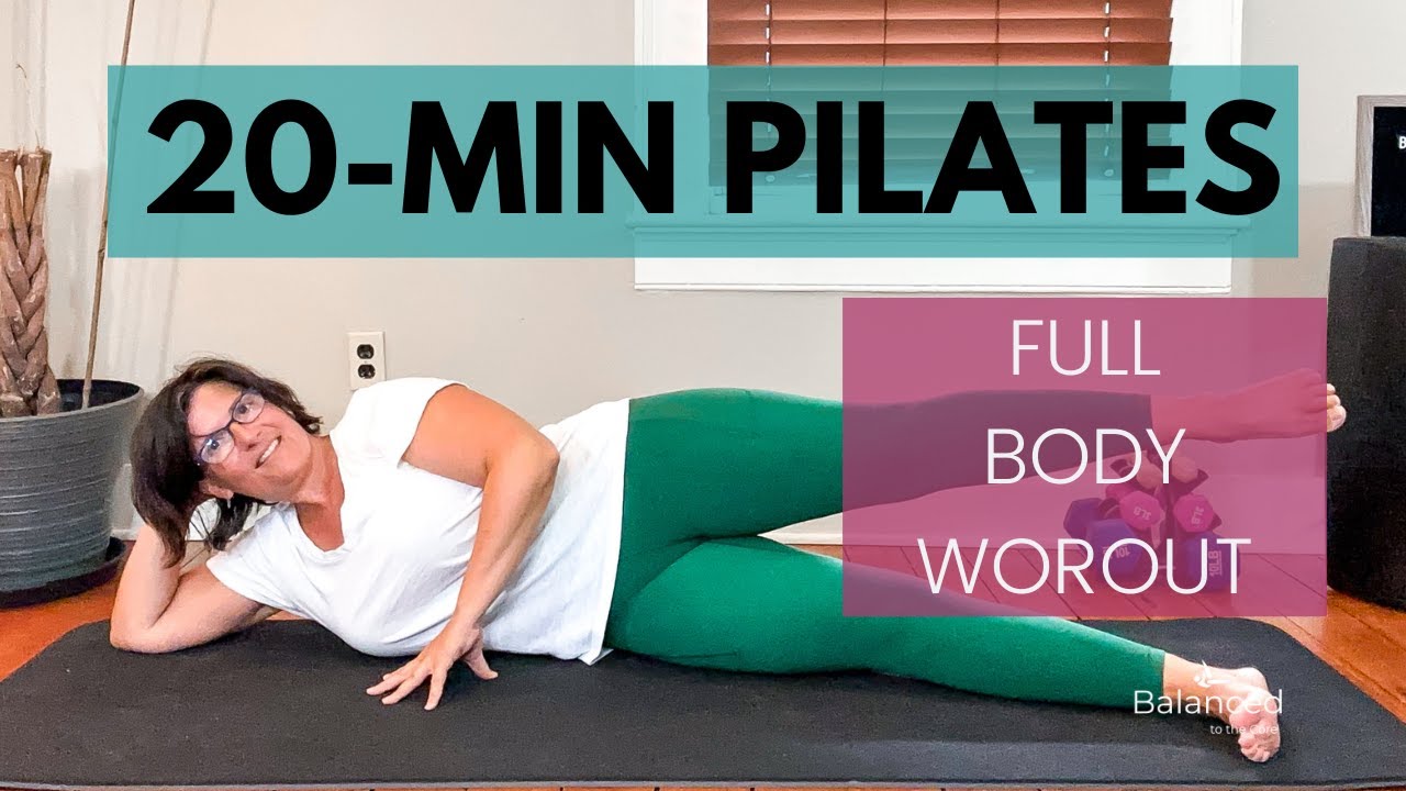 20 Minute Pilates Full Body Workout | No Props Needed - YouTube