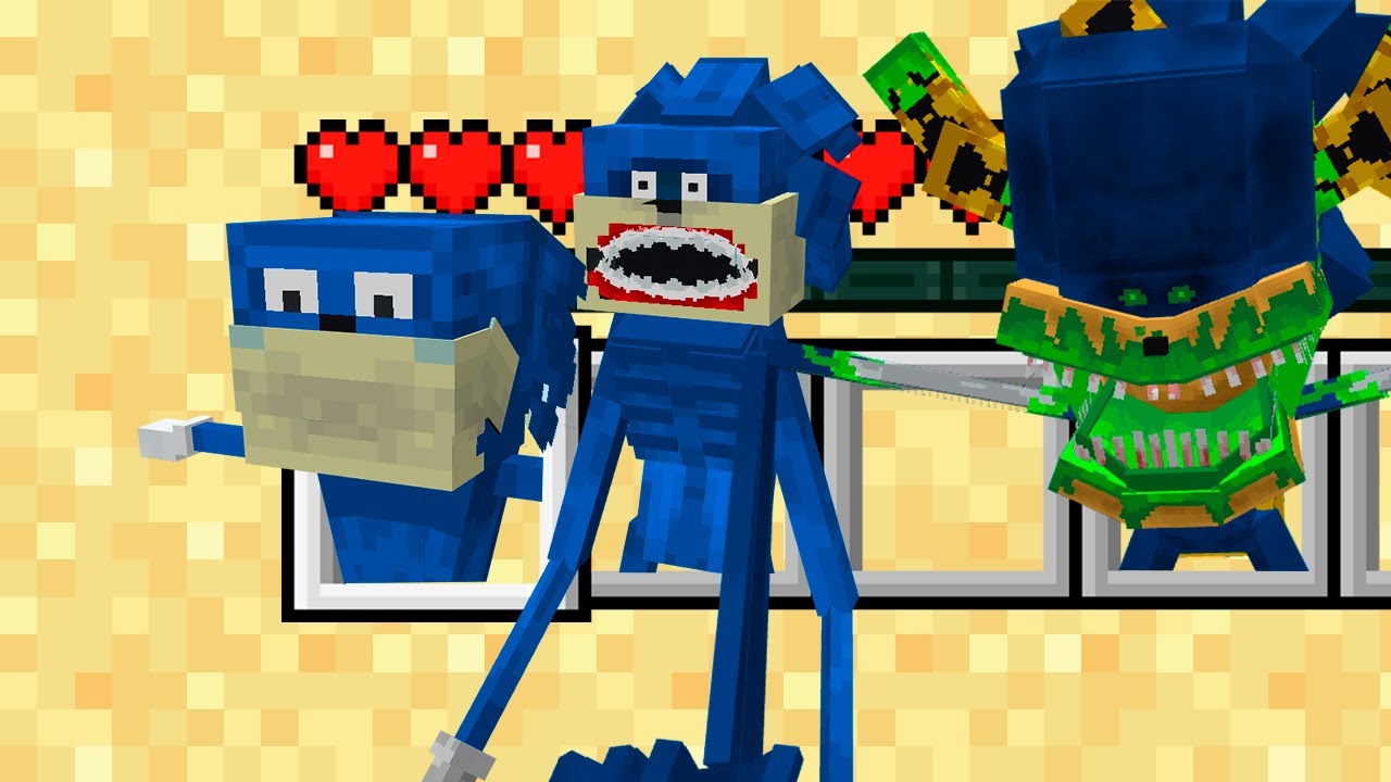 TESTEI TODAS AS FORMAS DO SHIN SONIC NUCLEAR NO MINECRAFT!! - YouTube