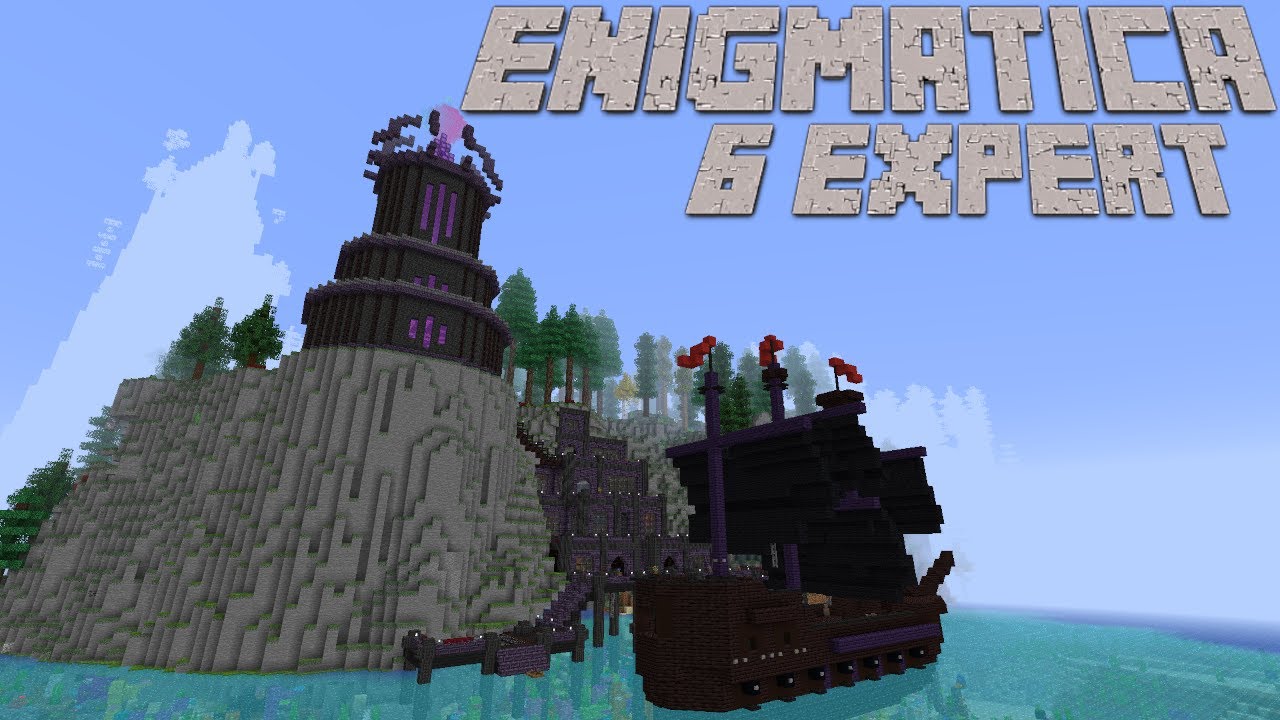 Server Base Tour 1 Pt.1: Enigmatica 6 Expert Minecraft 1.16.5 LP - YouTube