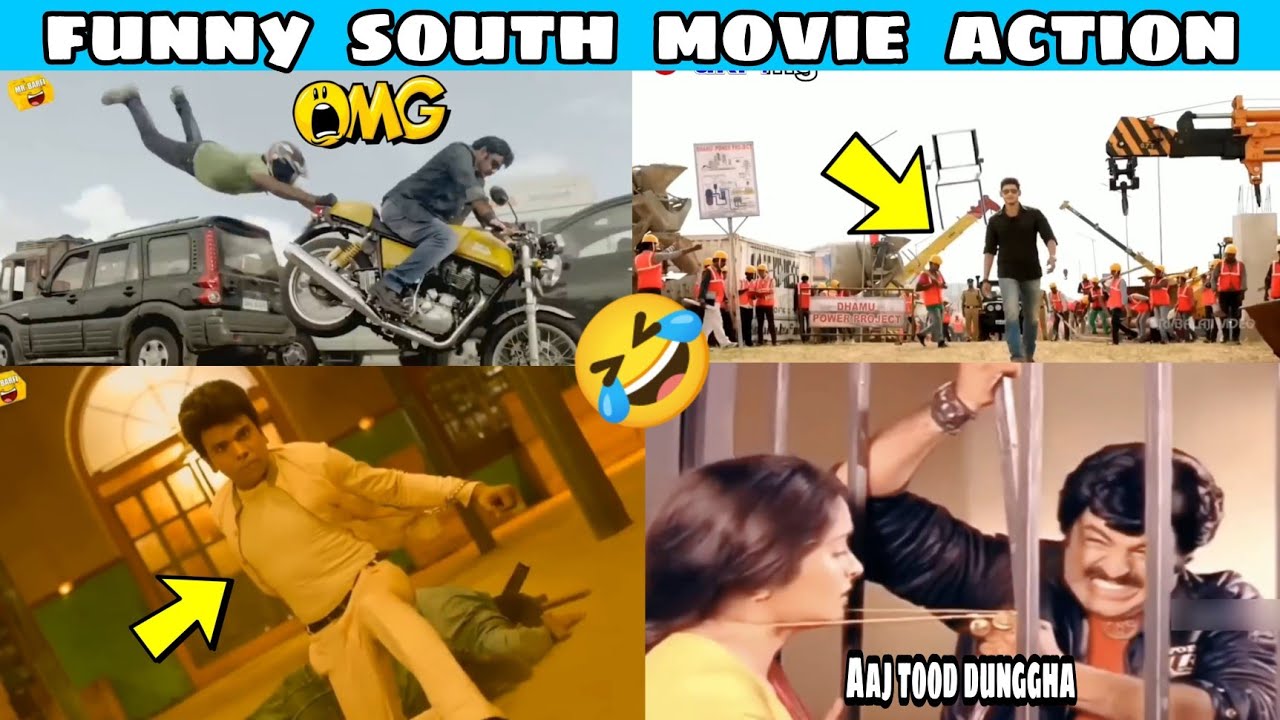 Funny South Indian action 😂, I comedy scene - YouTube
