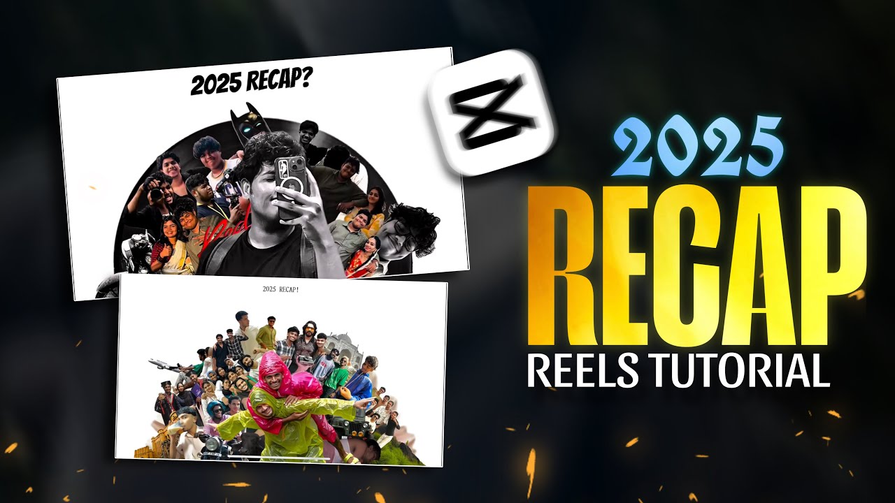 NEW VIRAL 2025 RECAP REELS TUTORIAL | 2025 RECAP REELS VIDEO EDITING ...