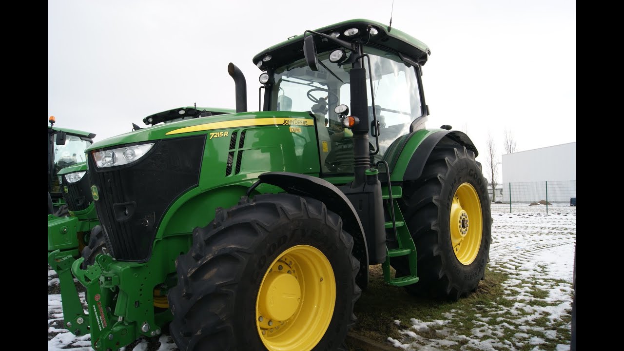 JOHN DEERE 7215 R TRAKTOR TRACTOR 7215R SCHLEPPER no Rasentraktor - YouTube