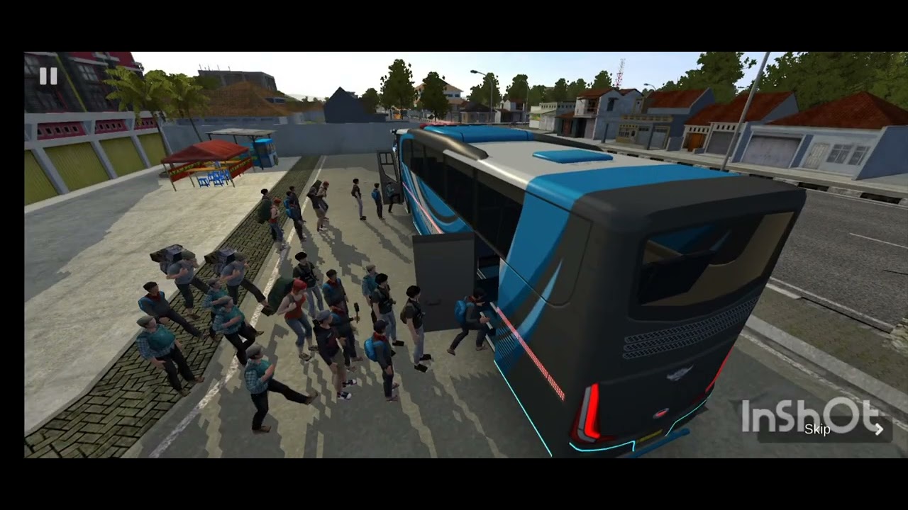 GOING ON A TOUR IN BUS SIMULATOR INDONESIA GAME PART 1 - YouTube