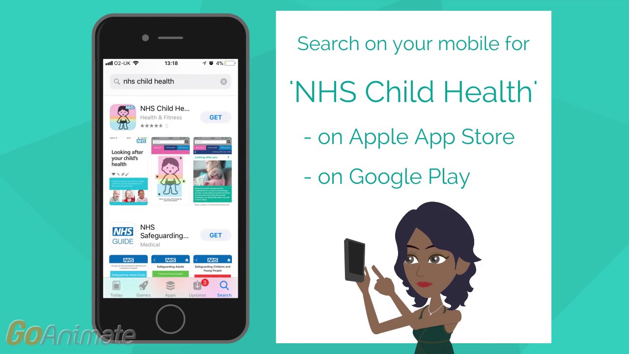 NHS Child Health App - YouTube