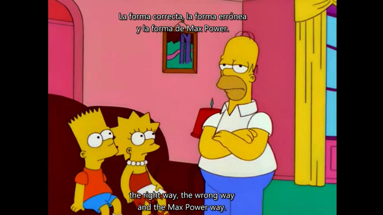 THE SIMPSONS 10X13 Homer to the Max 20 - YouTube