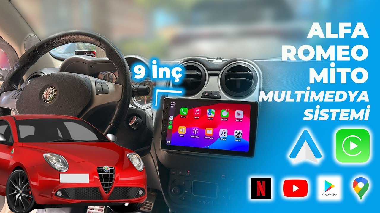 ALFA ROMEO MİTO CARPLAY & ANDROİDAUTO DESTEKLİ ANDROİD MULTİMEDYA ...