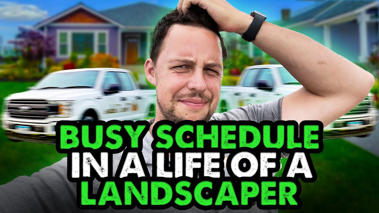 A Day in My Busy Schedule As a Landscaping Entrepreneur! - YouTube