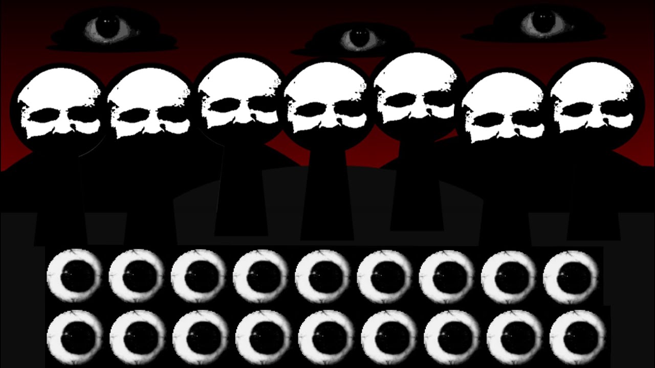 SPRUNKI horror Scary Eyes #incredibox #sprunki - YouTube