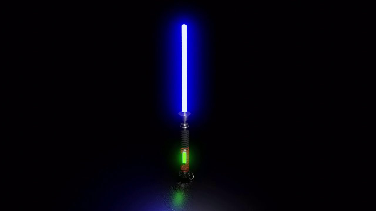 Animation sabre Blender 3D - YouTube
