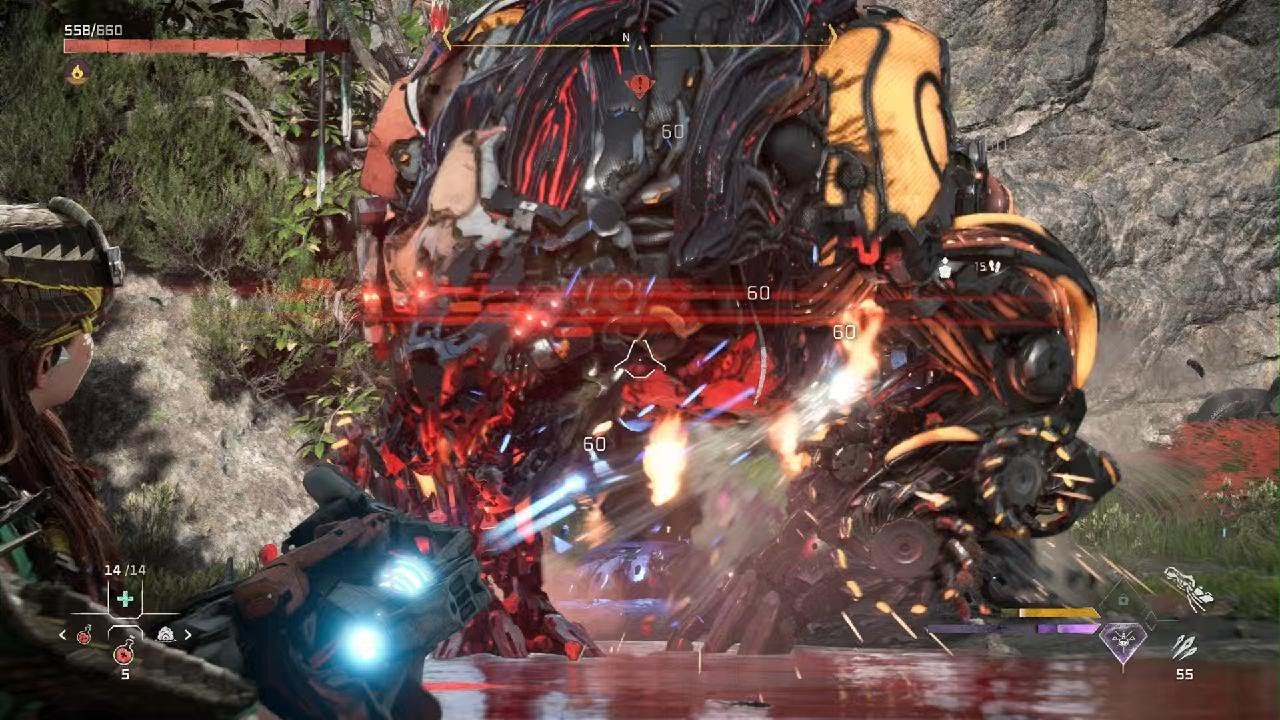 Horizon Forbidden West - Satisfying Fireclaw Kill - YouTube
