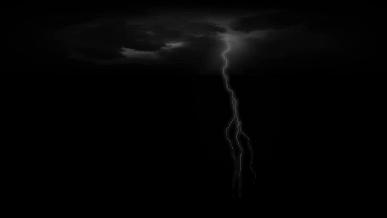 Thunder effect black screen template free - YouTube
