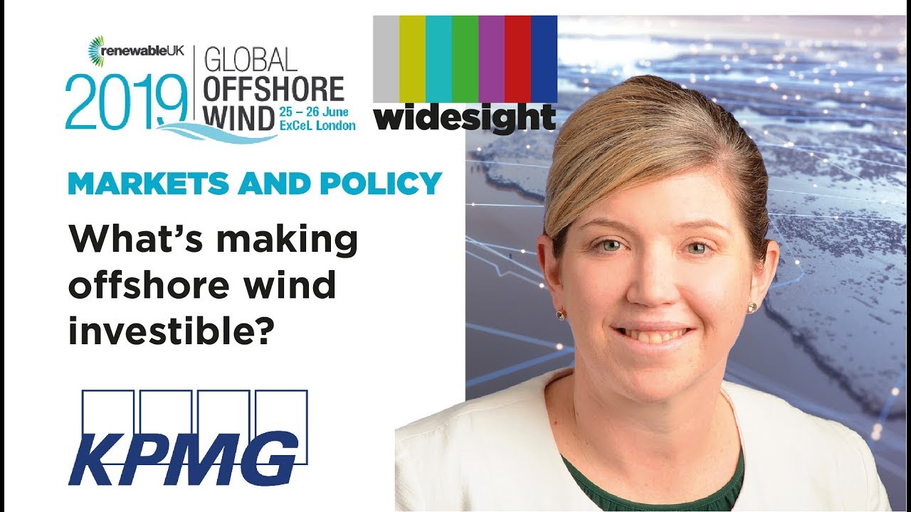 Bridget Beals, KPMG: What's making offshore wind investable? - YouTube