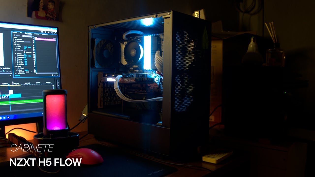 MEU SETUP I NZXT H5 FLOW - YouTube