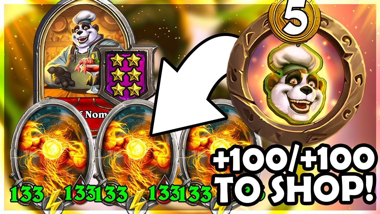 NEW Nomi: All Elementals in shop +100/+100! | Hearthstone Battlegrounds ...