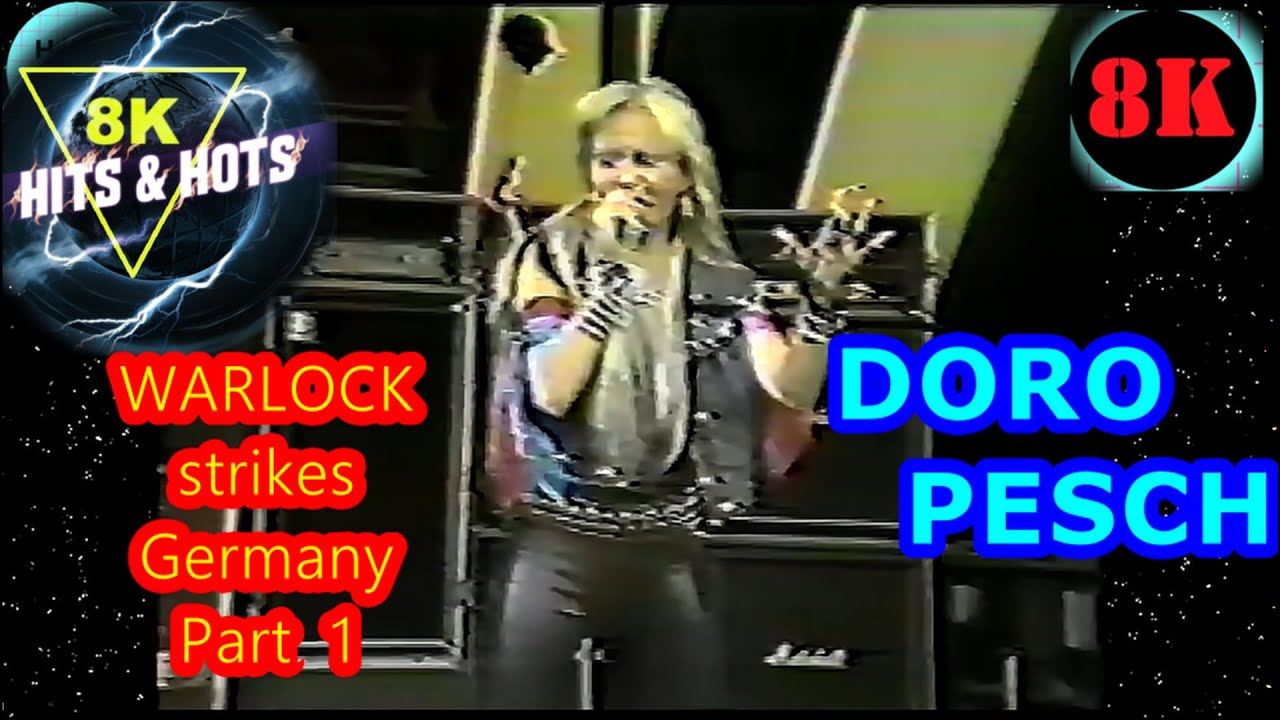 WARLOCK, 8K🤘(Doro Pesch)FULL Live Concert 1985-Part1 (REMASTER) - YouTube